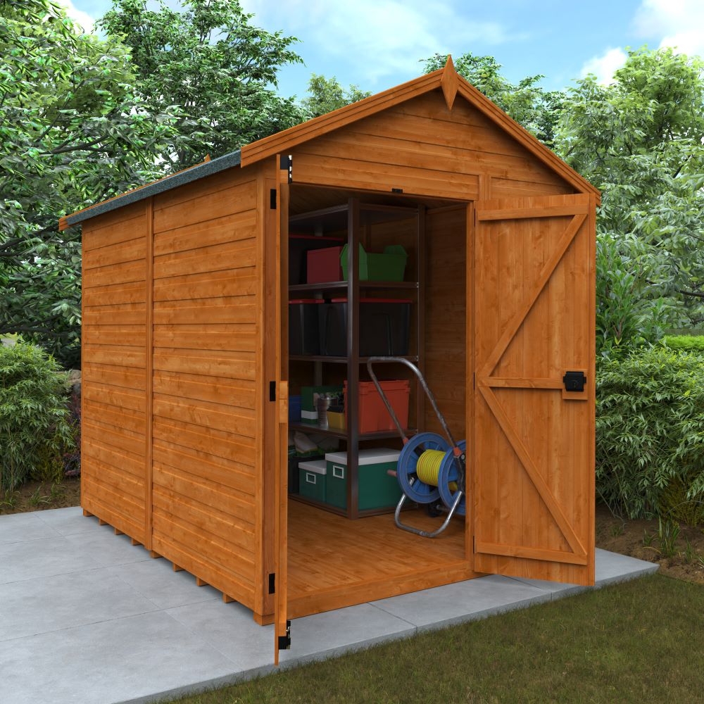 12ft x 6ft Apex Double Door Windowless Shed